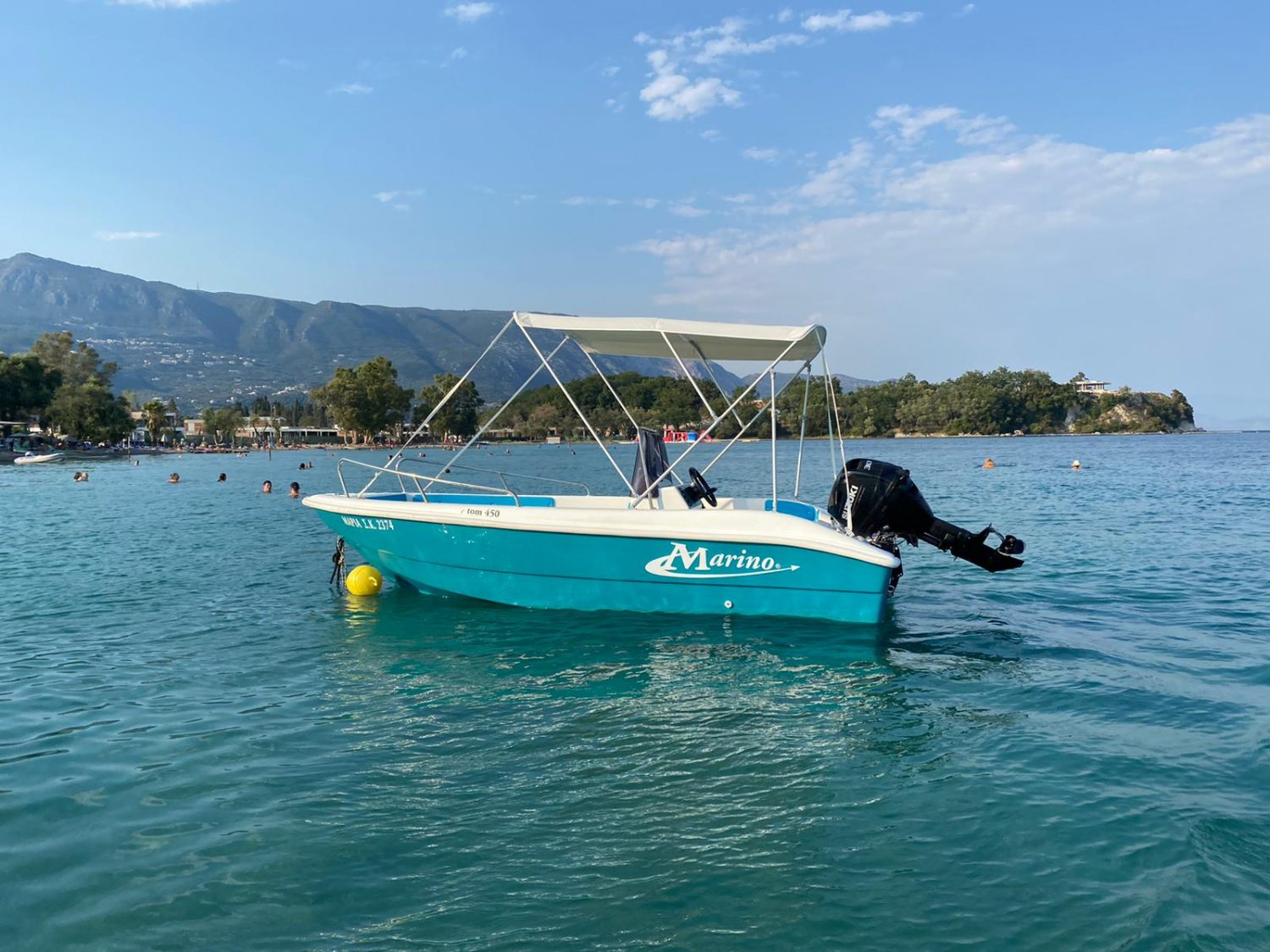 Boat Hire Corfu 'Maria' - Rent a boat and explore the east coast